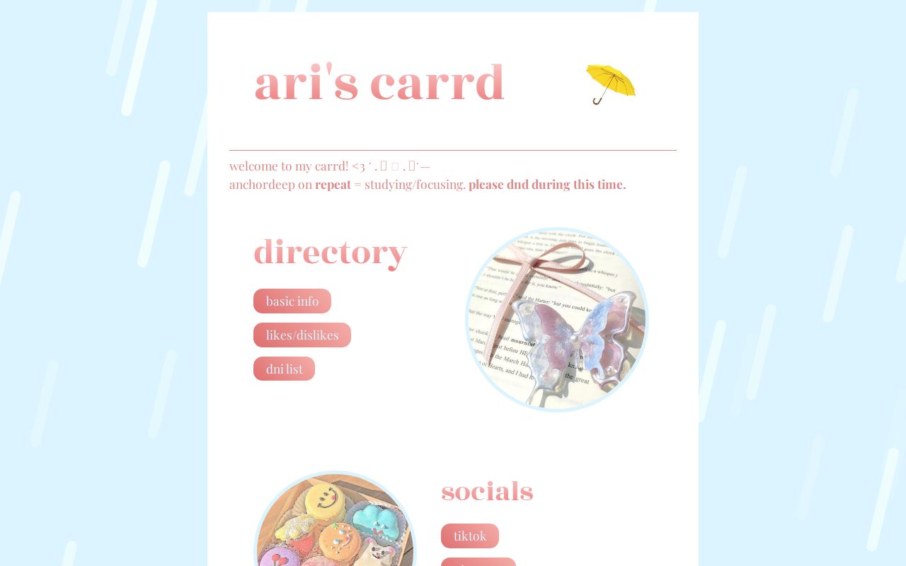 ari's carrd